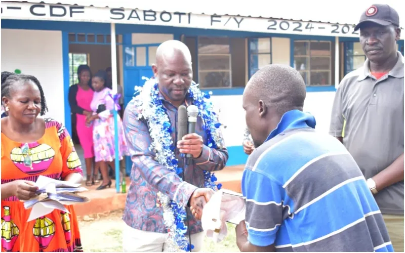 Saboti: 26,000 learners receive bursaries as Caleb Amisi calls out govt ...